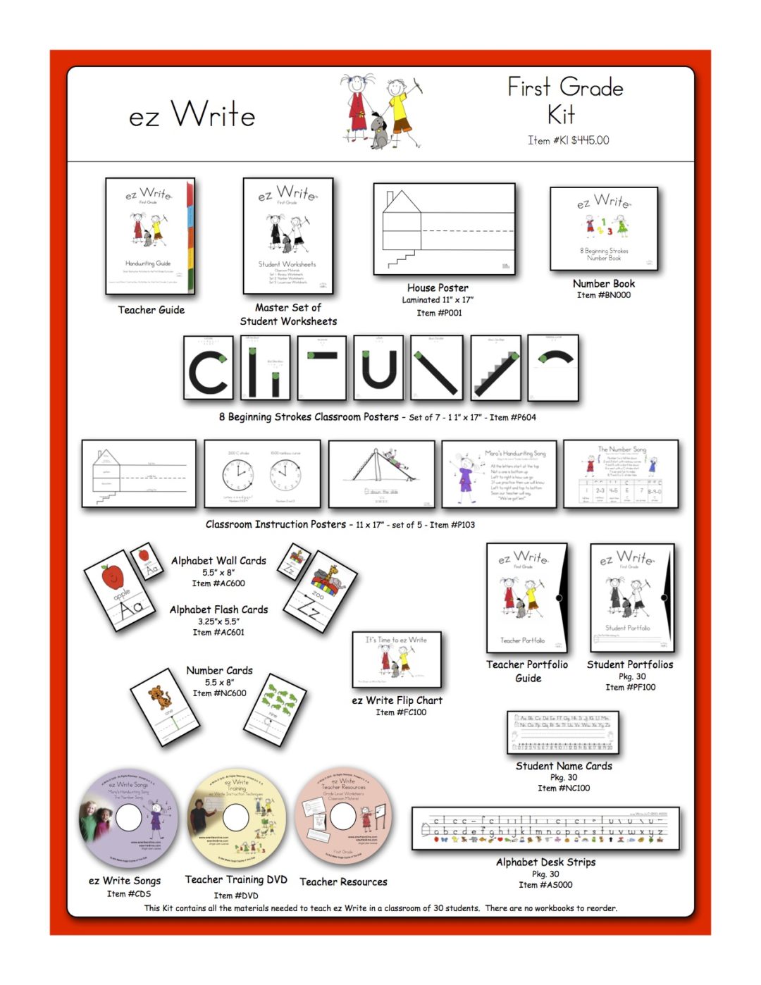 First Grade Kit - EZ Write