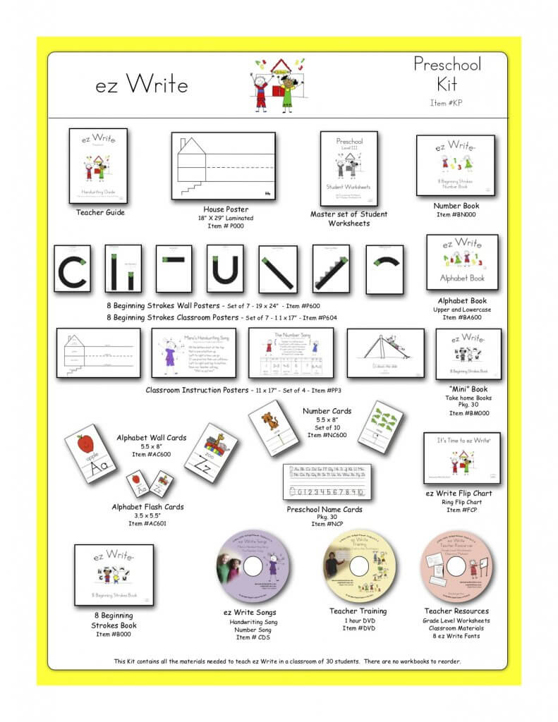 Preschool Kit - EZ Write