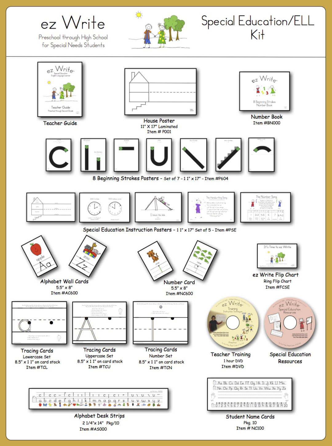 Special Education/ELL Kit - EZ Write