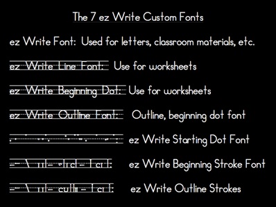 ez Write Unique Features - EZ Write